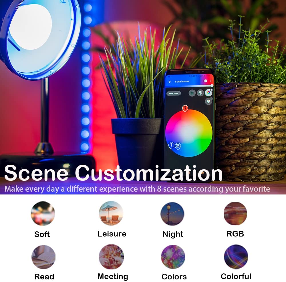 LED G45 RGBCW WiFi Smart Bulb - Wewesmart