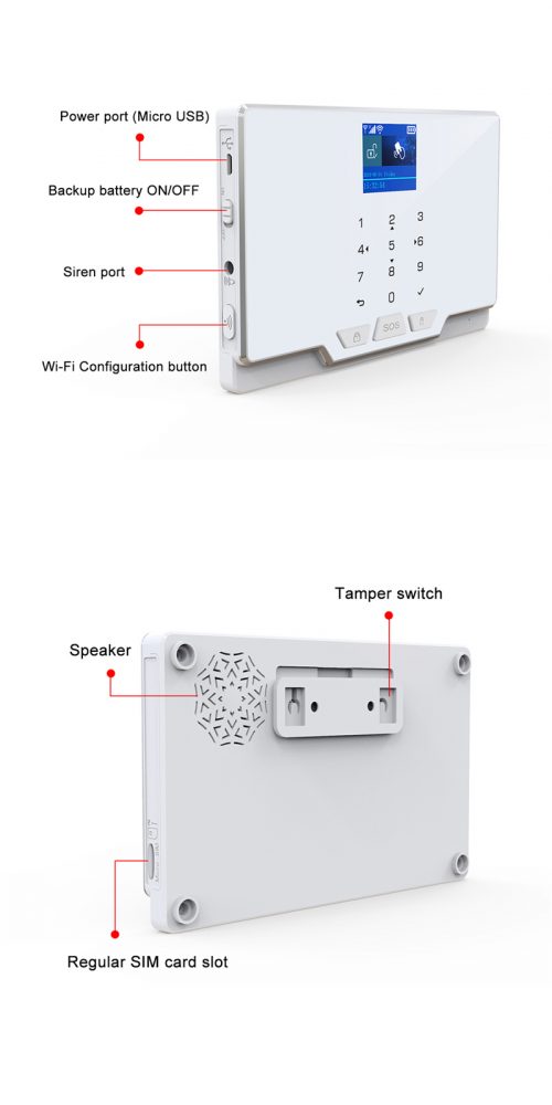 WiFi+GSM Alarm System WWG20 - Wewesmart